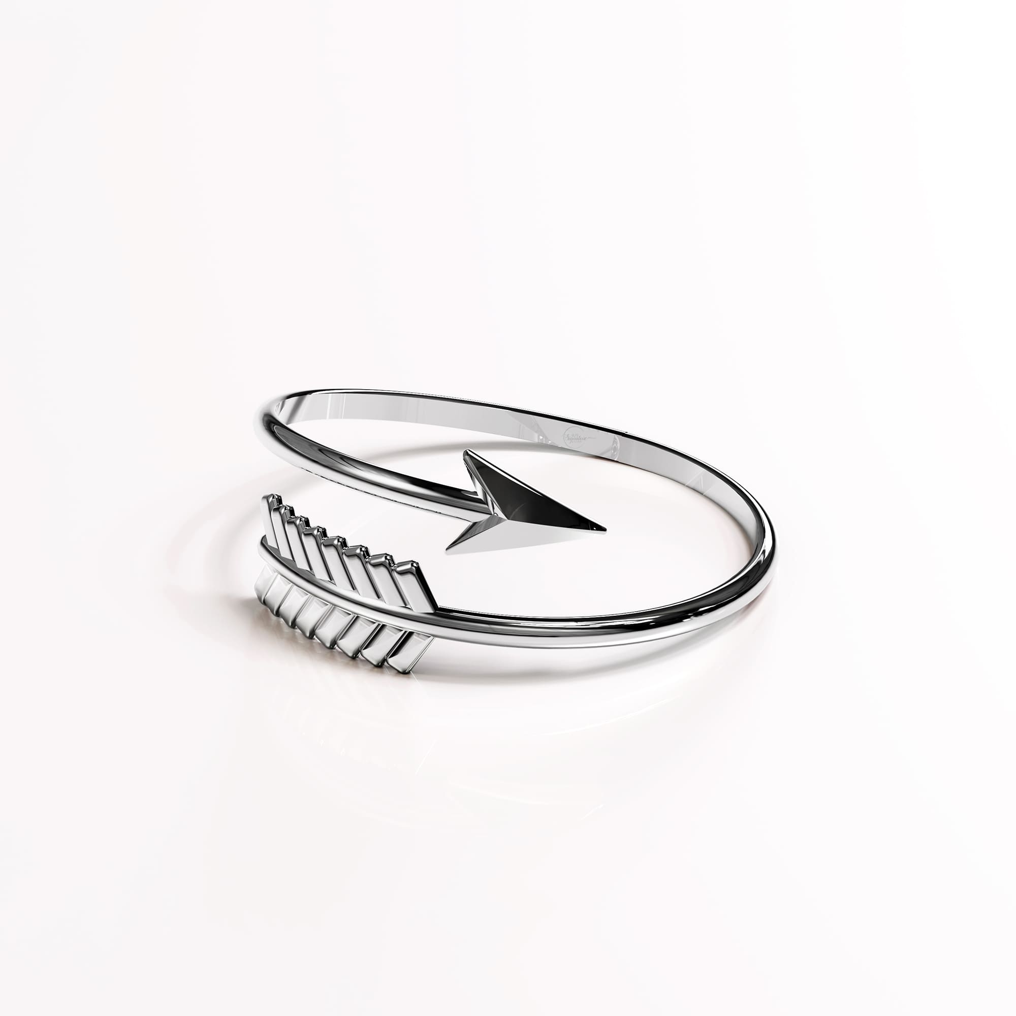 925 Signature Silver Spin Arrow Fashion Ring
