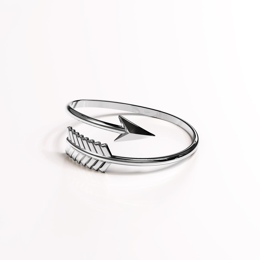 925 Signature Silver Spin Arrow Fashion Ring