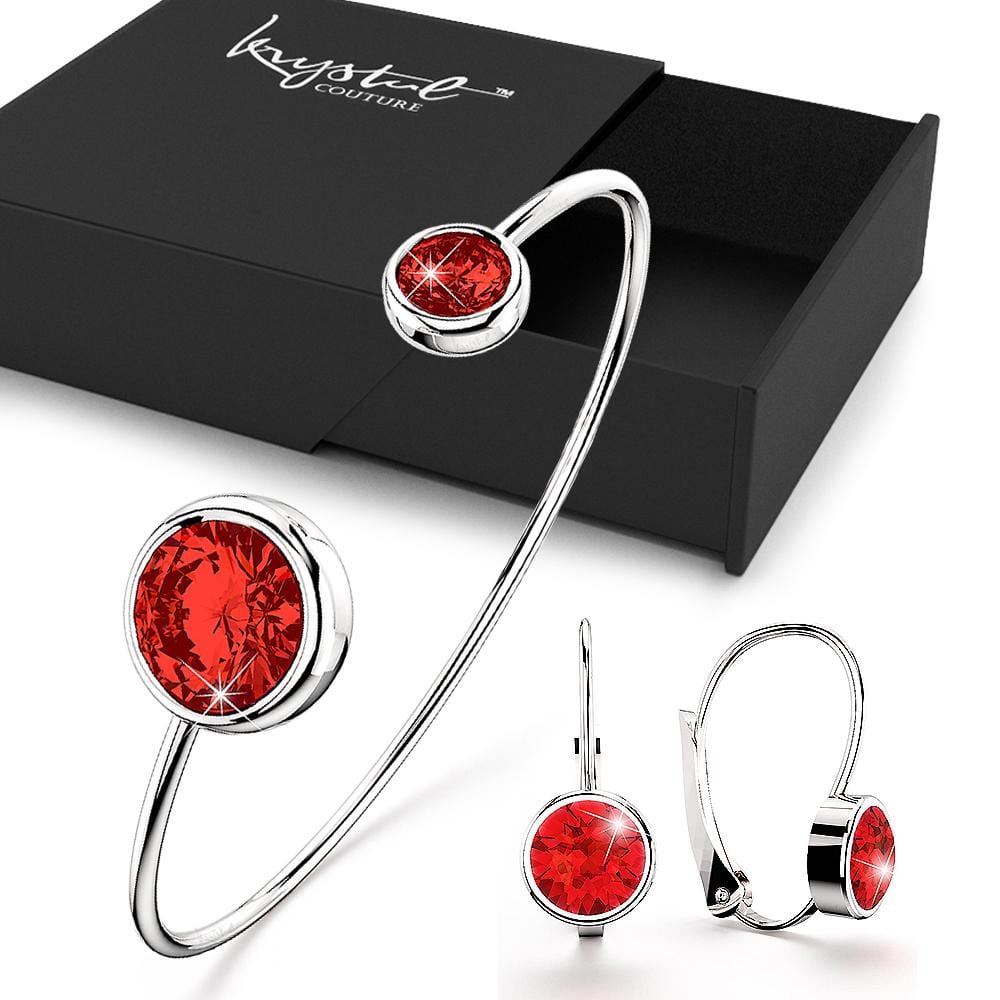 Boxed 2pc Set Embellished with SWAROVSKI® crystals