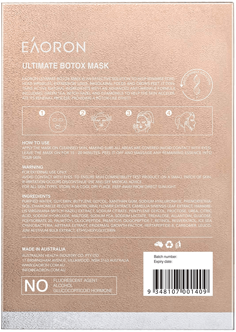 Eaoron Line Filler Mask (Ultimate Botox Mask)